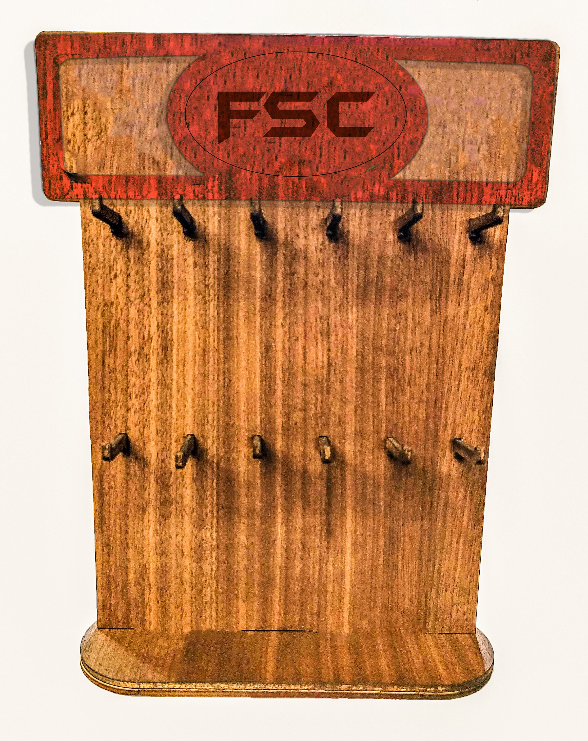 Top Logo Keychain Stand SVG Ai Laser Cut Files INSTANT - Etsy