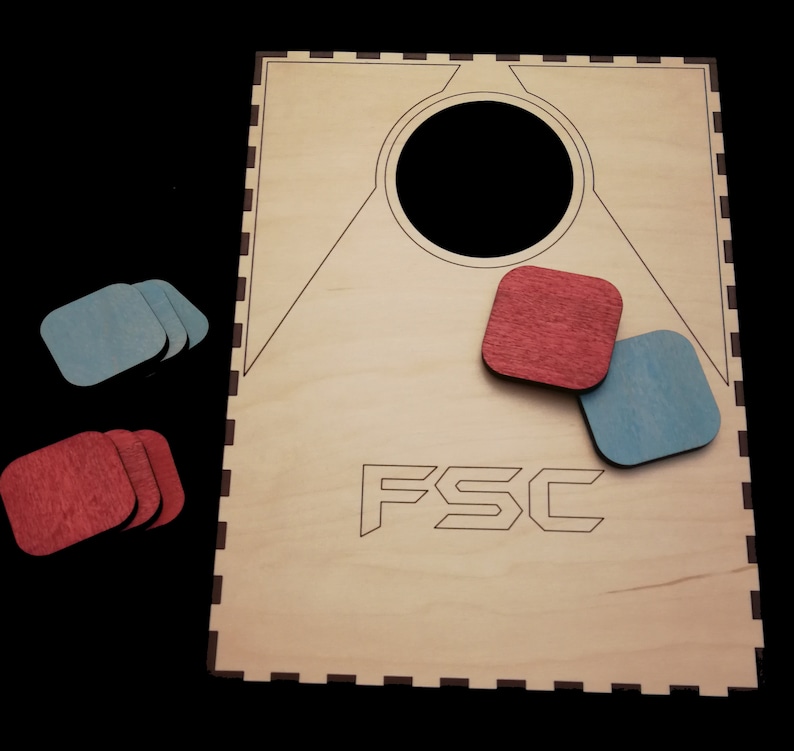 Cornhole Set SVG + Ai Laser Cut Files -- INSTANT DOWNLOAD - Etsy