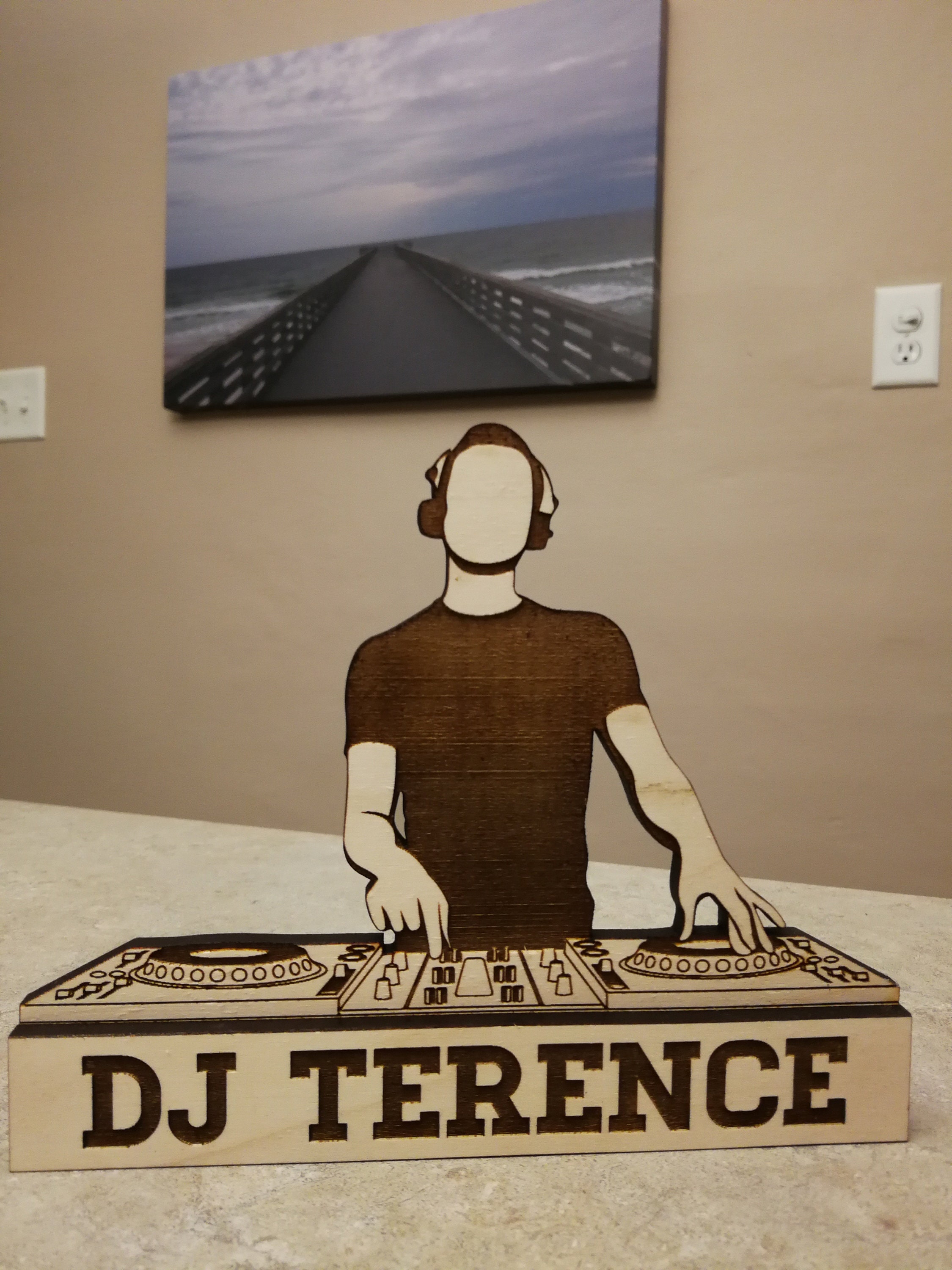 Dj Name Plate SVG Ai Laser Cut Files INSTANT DOWNLOAD - Etsy Australia