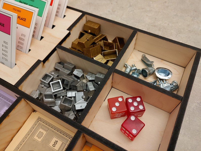 Board Game Bank Box SVG + Ai Laser Cut Files -- INSTANT DOWNLOAD - Etsy