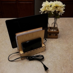 Charging Station SVG + Ai Laser Cut Files -- INSTANT DOWNLOAD - Etsy