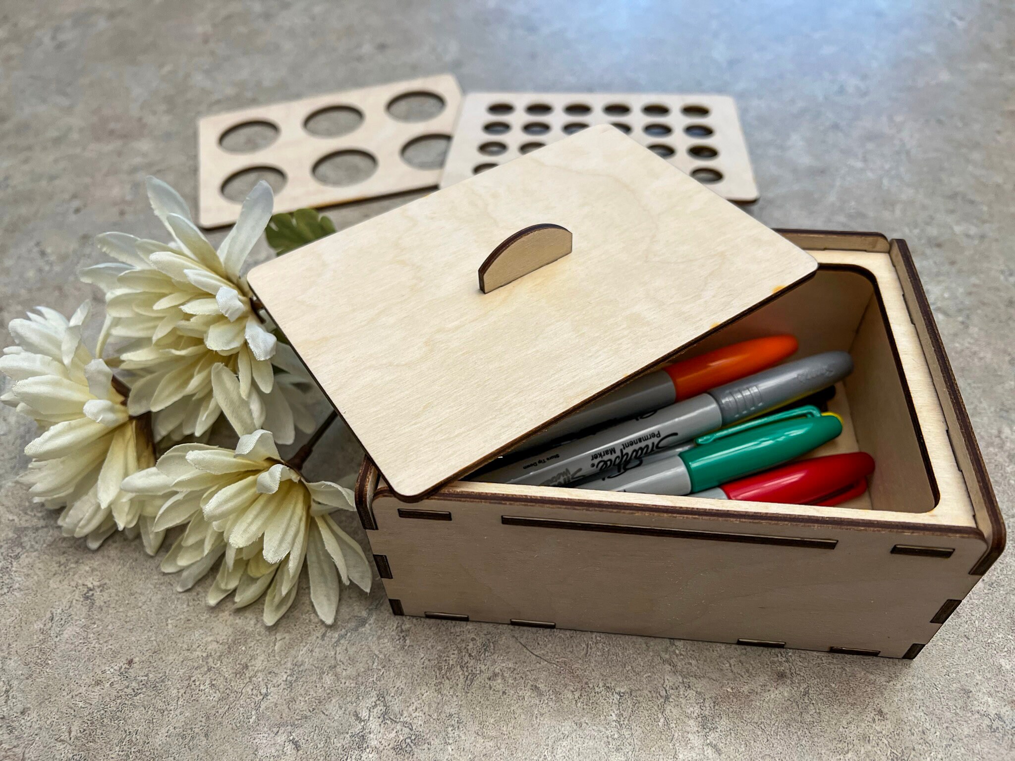 Large Swap Top Box SVG + Ai Laser Cut Files -- INSTANT DOWNLOAD - Etsy