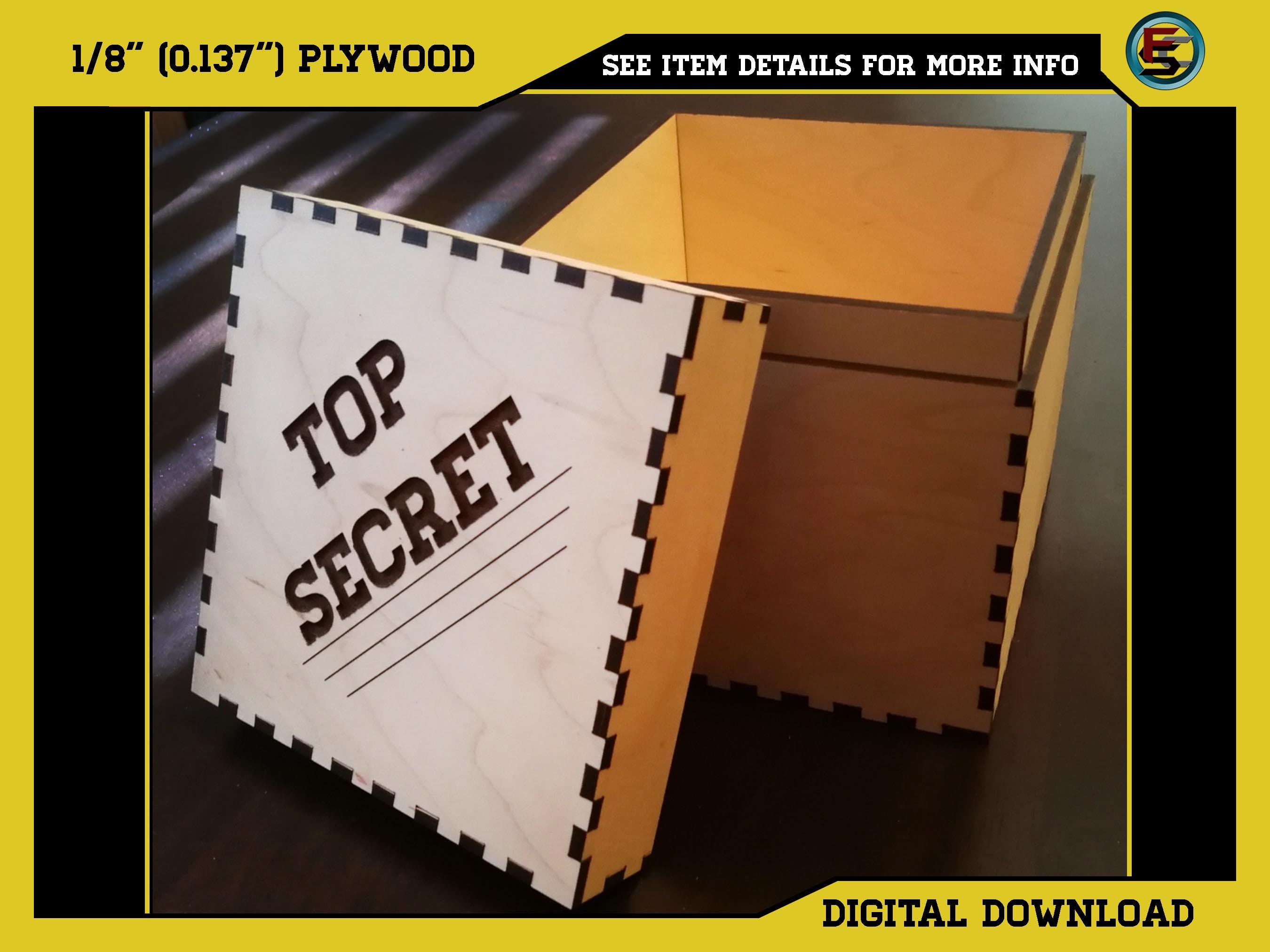 Drop Top Box SVG + Ai Laser Cut Files -- INSTANT DOWNLOAD - Etsy
