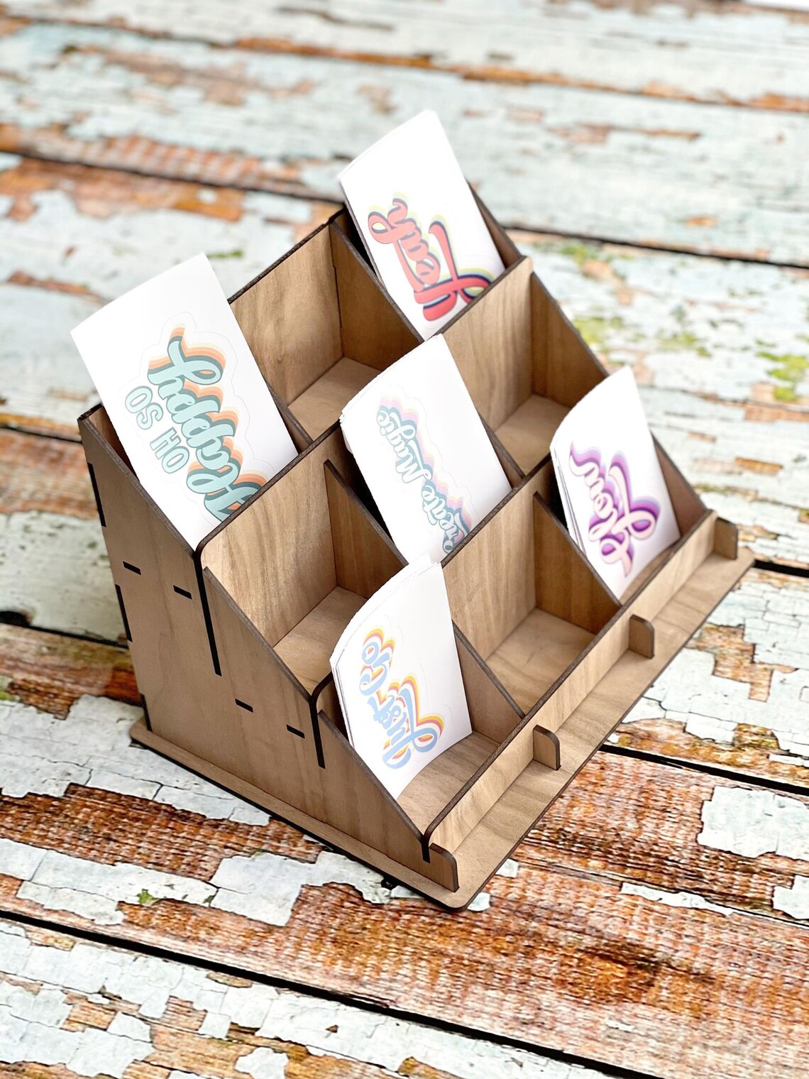 Sticker Stand SVG Ai Laser Cut Files INSTANT DOWNLOAD | Etsy UK