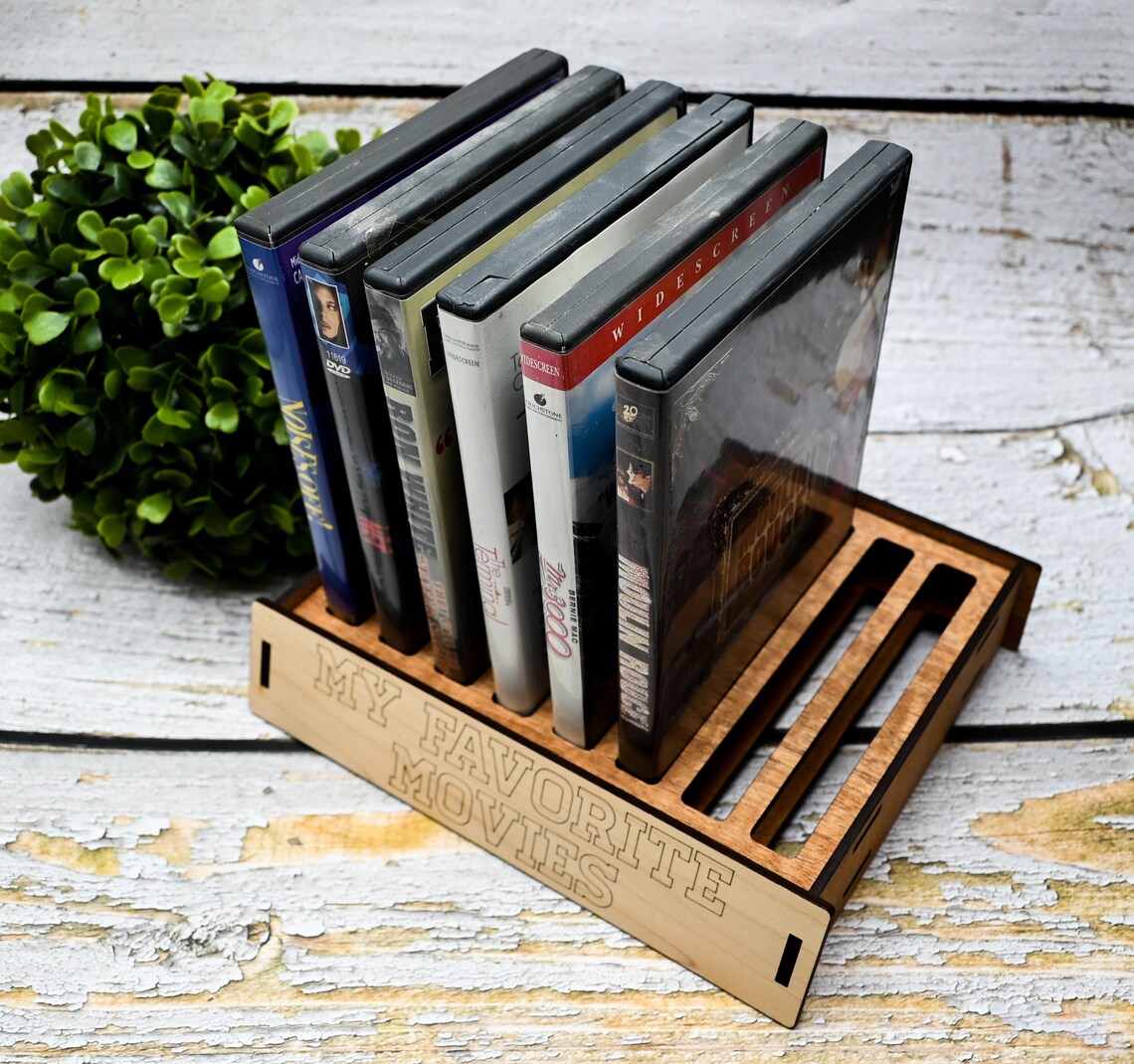 Display Stand for DVD Movies Svg + Ai Laser Cut Files -- INSTANT ...