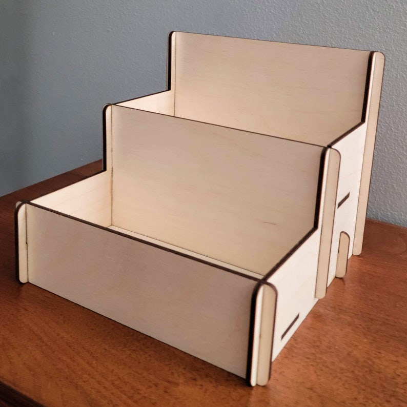 Small Step up Display SVG Ai Laser Cut Files INSTANT - Etsy