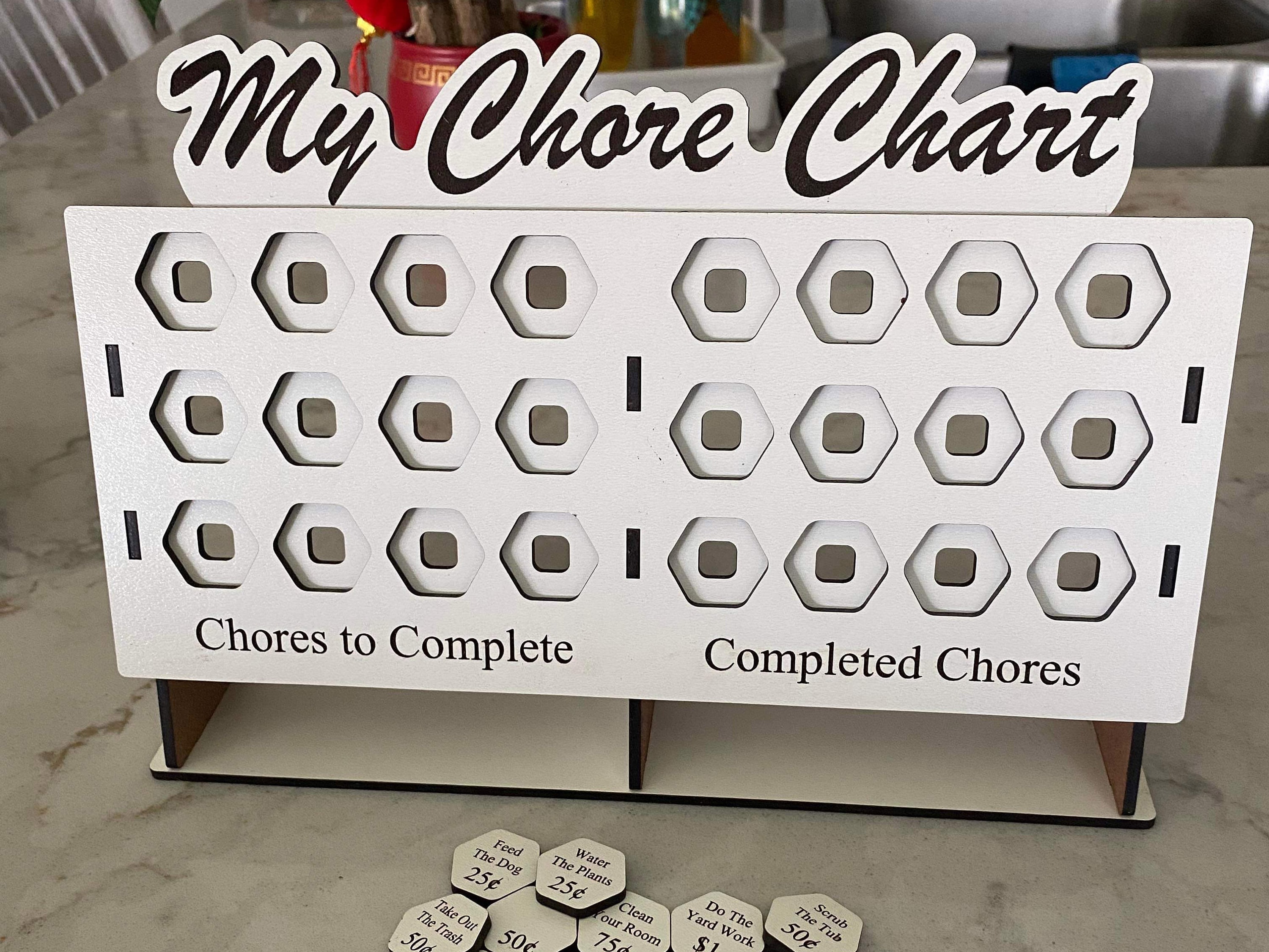 My Chore Chart SVG Ai Laser Cut Files INSTANT DOWNLOAD - Etsy UK