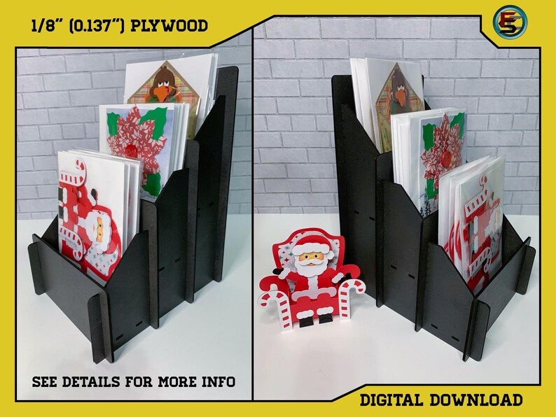 5x7 Card Journal Stand SVG Ai Laser Cut Files INSTANT - Etsy