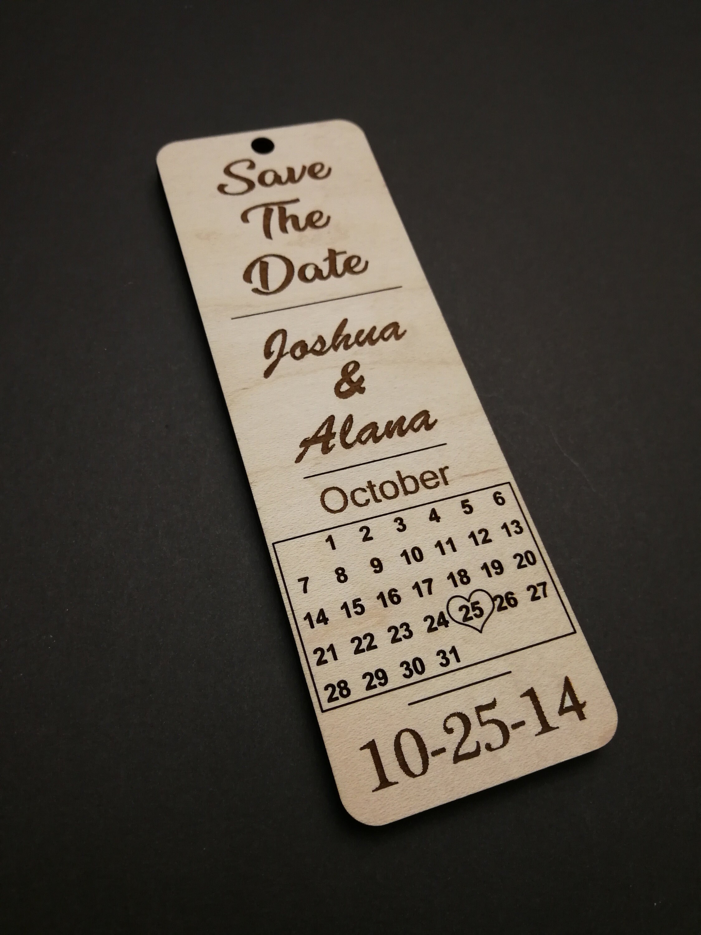 Save the Date Bookmarks SVG Ai Laser Cut Files INSTANT - Etsy