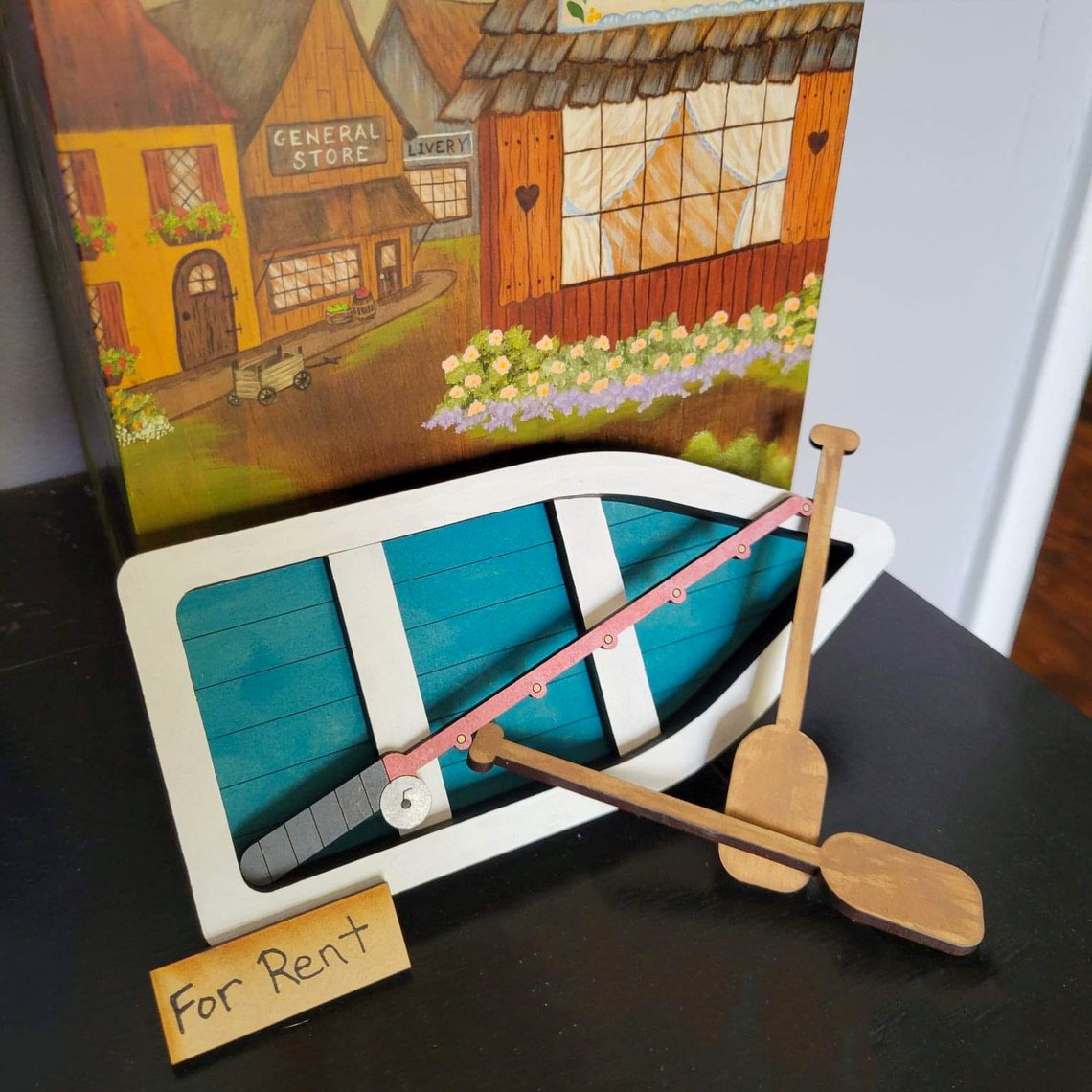 Mini Paddle Boat SVG Ai Laser Cut Files INSTANT DOWNLOAD - Etsy