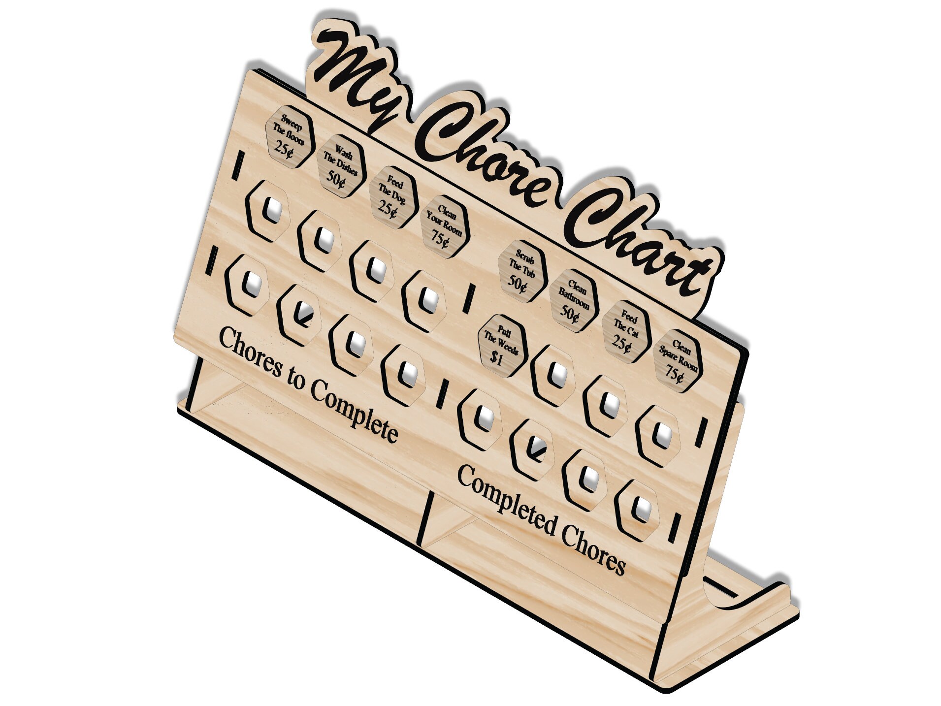 My Chore Chart SVG Ai Laser Cut Files DESCARGA INSTANTE - Etsy México