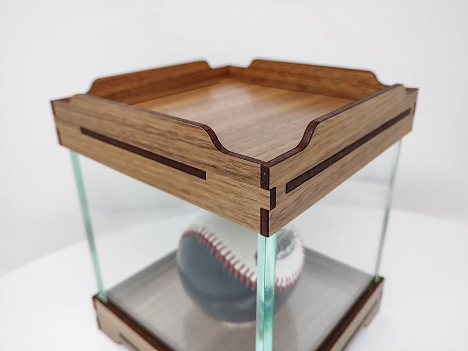 Baseball Display Case SVG Ai Laser Cut Files INSTANT - Etsy