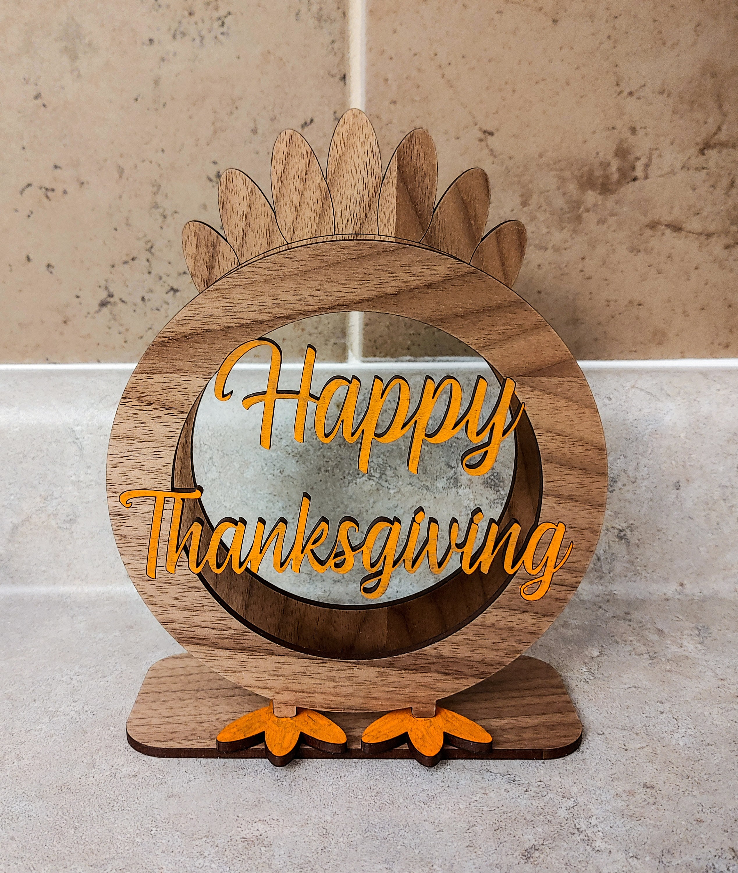 Thanksgiving Holder SVG + Ai Laser Cut Files -- INSTANT DOWNLOAD - Etsy