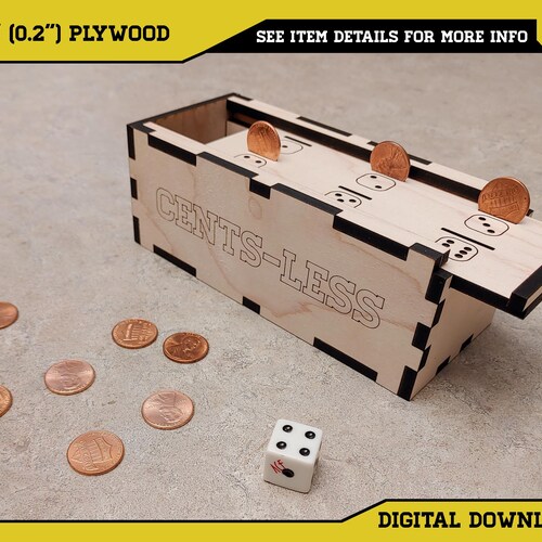 Penny Flip SVG Ai Laser Cut Files INSTANT DOWNLOAD - Etsy