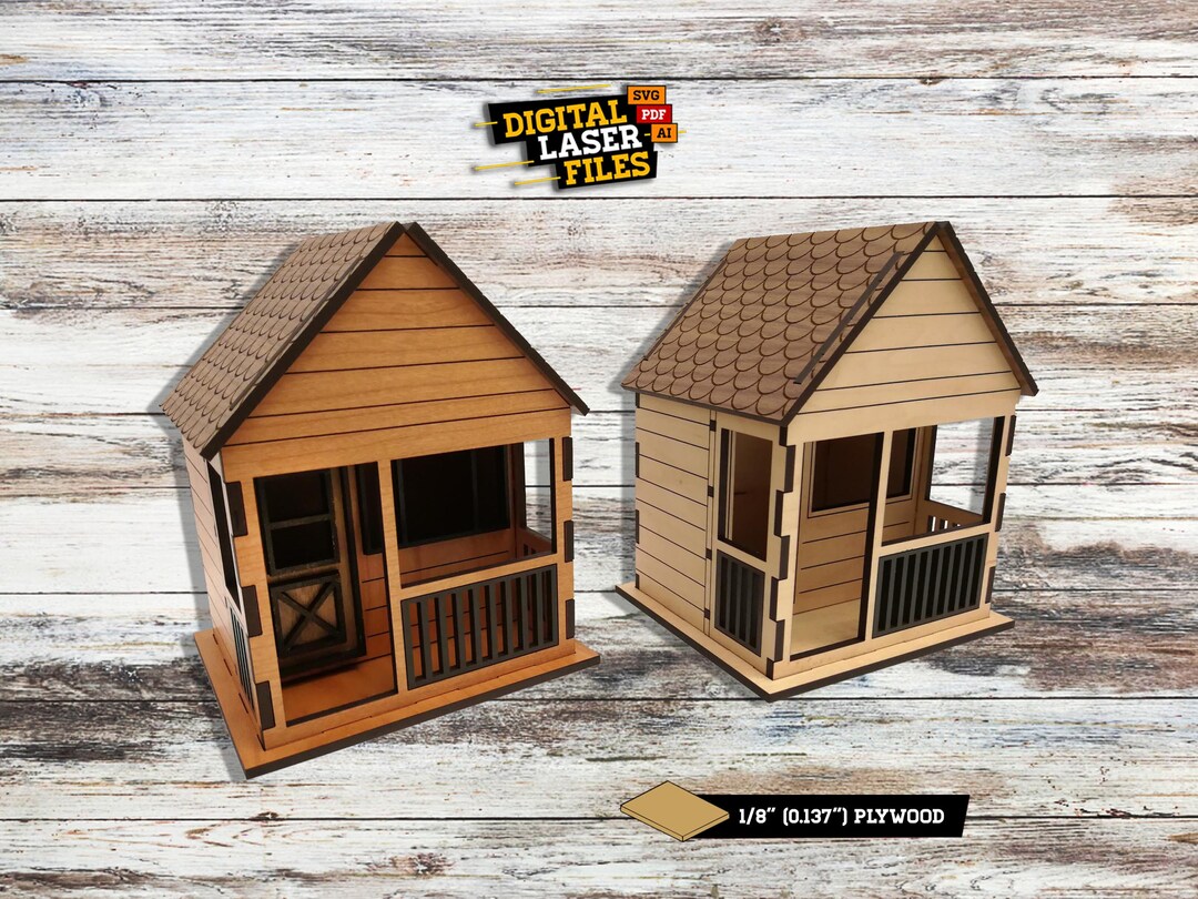 Build a House SVG + Ai Laser Cut Files -- INSTANT DOWNLOAD - Etsy