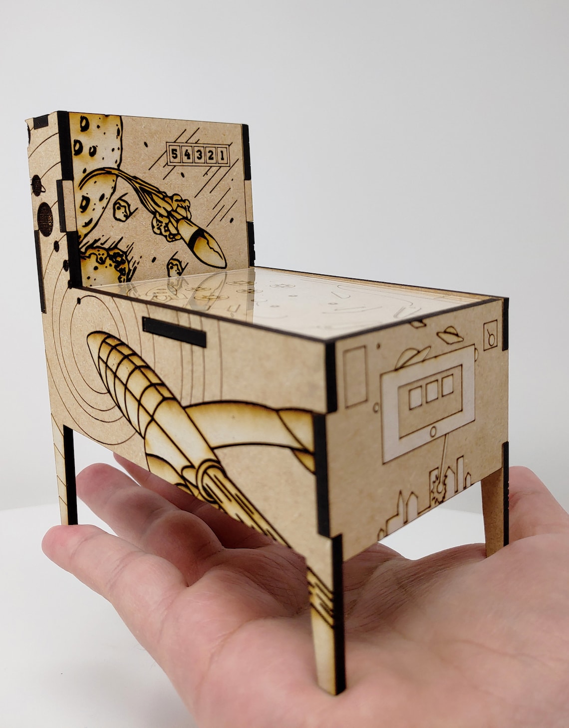 Pinball Machine SVG + Ai Laser Cut Files -- INSTANT DOWNLOAD - Etsy Canada
