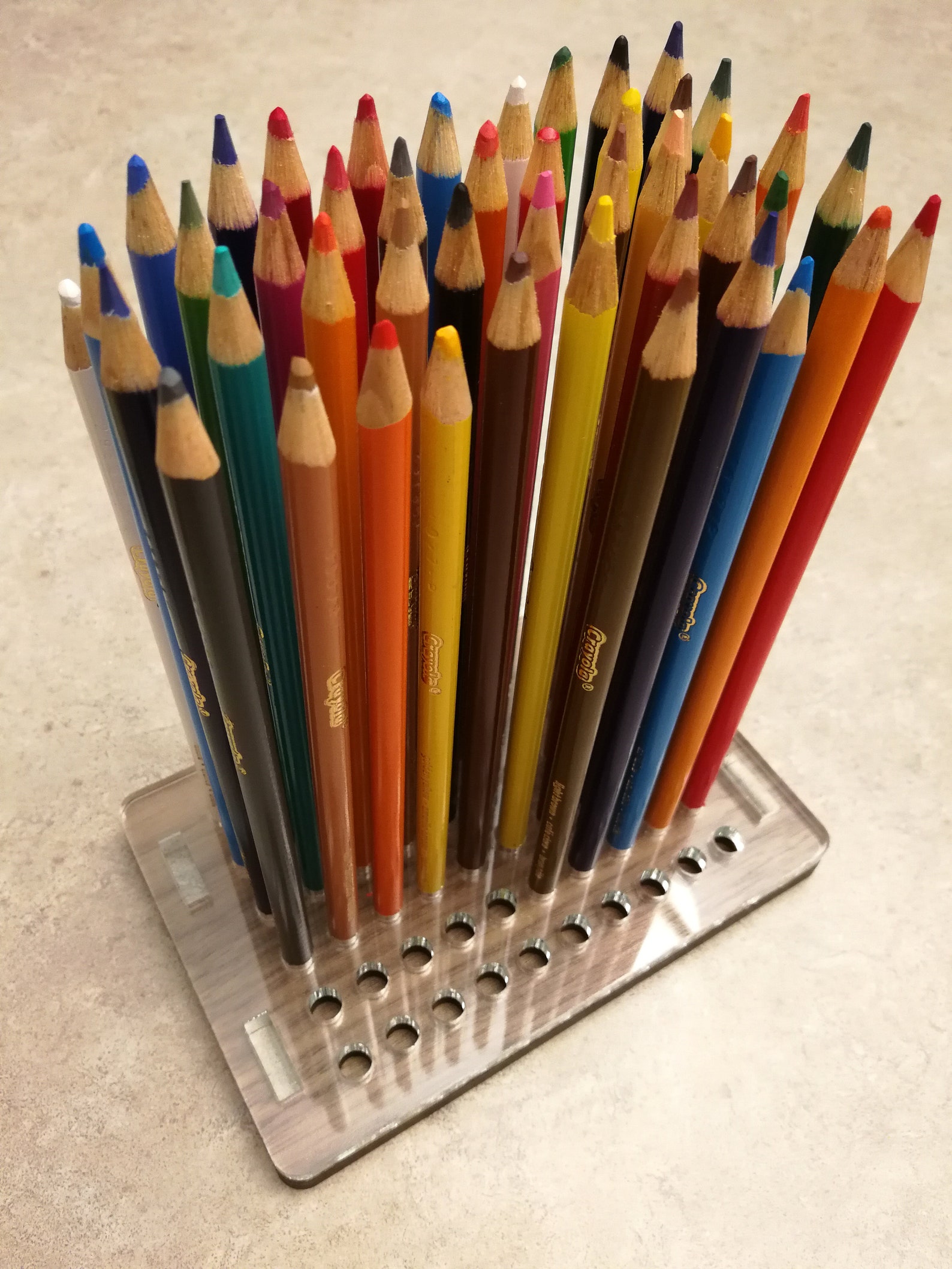 Color Pencils Holder SVG Ai Laser Cut Files INSTANT DOWNLOAD - Etsy