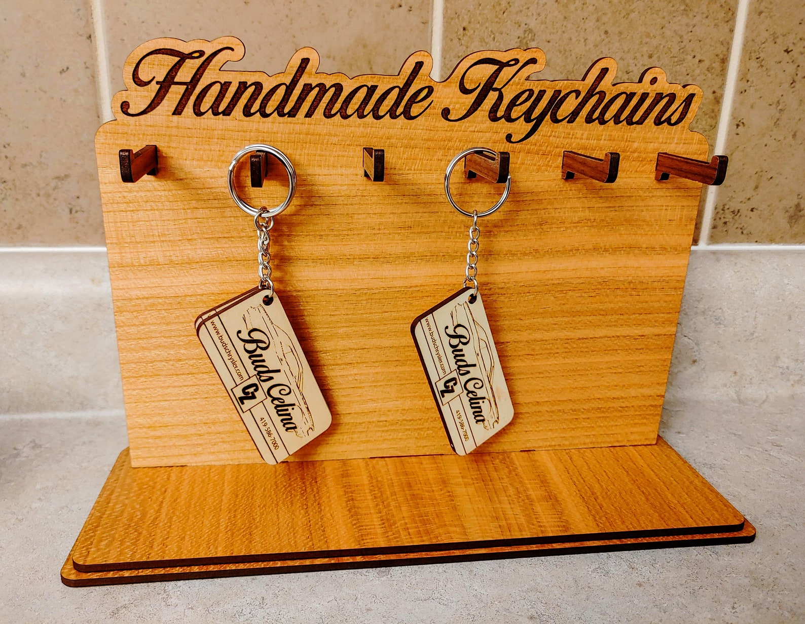 Keychain Stand SVG Ai Laser Cut Files INSTANT DOWNLOAD - Etsy Canada