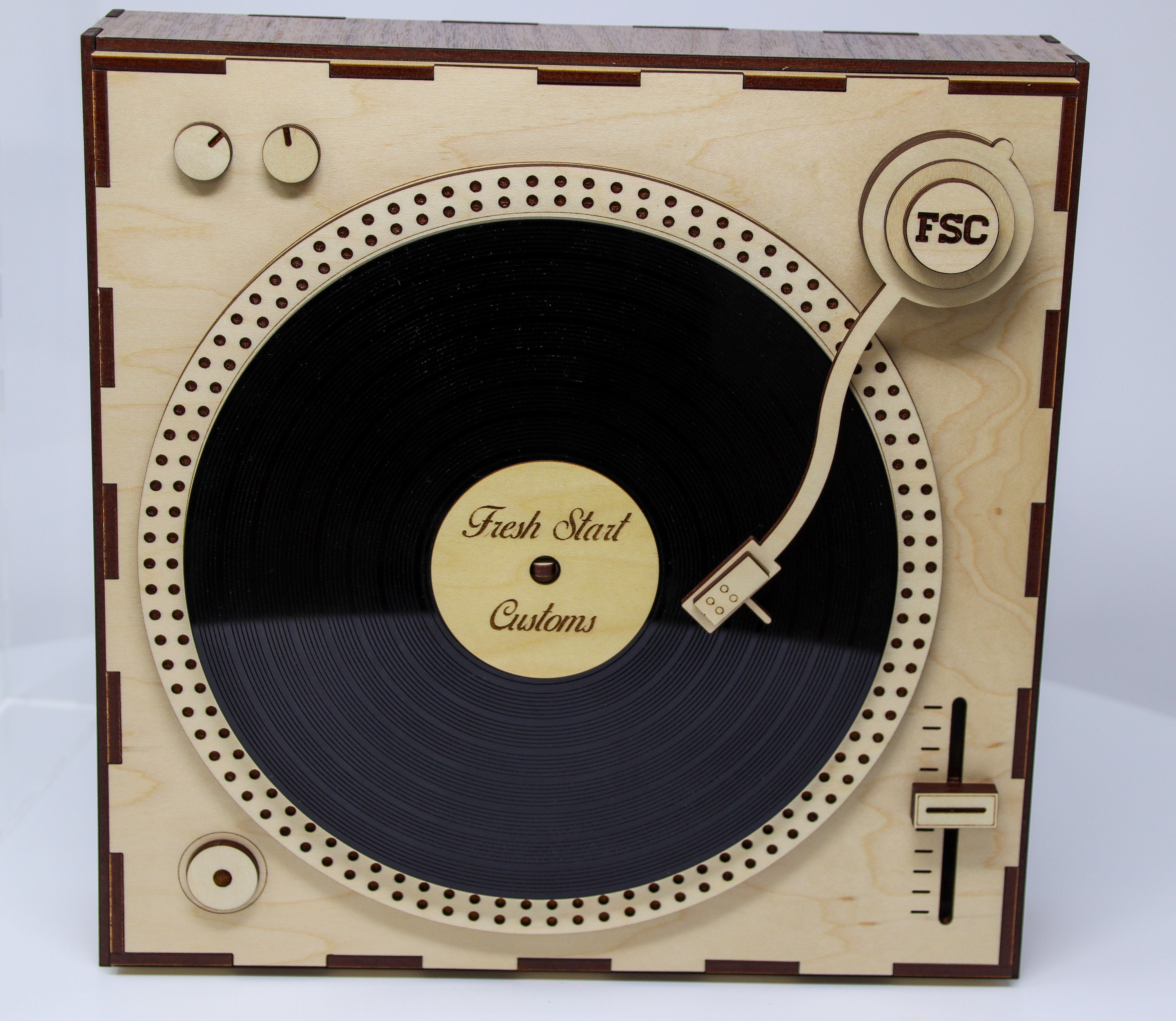 Large Record Player SVG + Ai Laser Cut Files -- INSTANT DOWNLOAD - Etsy