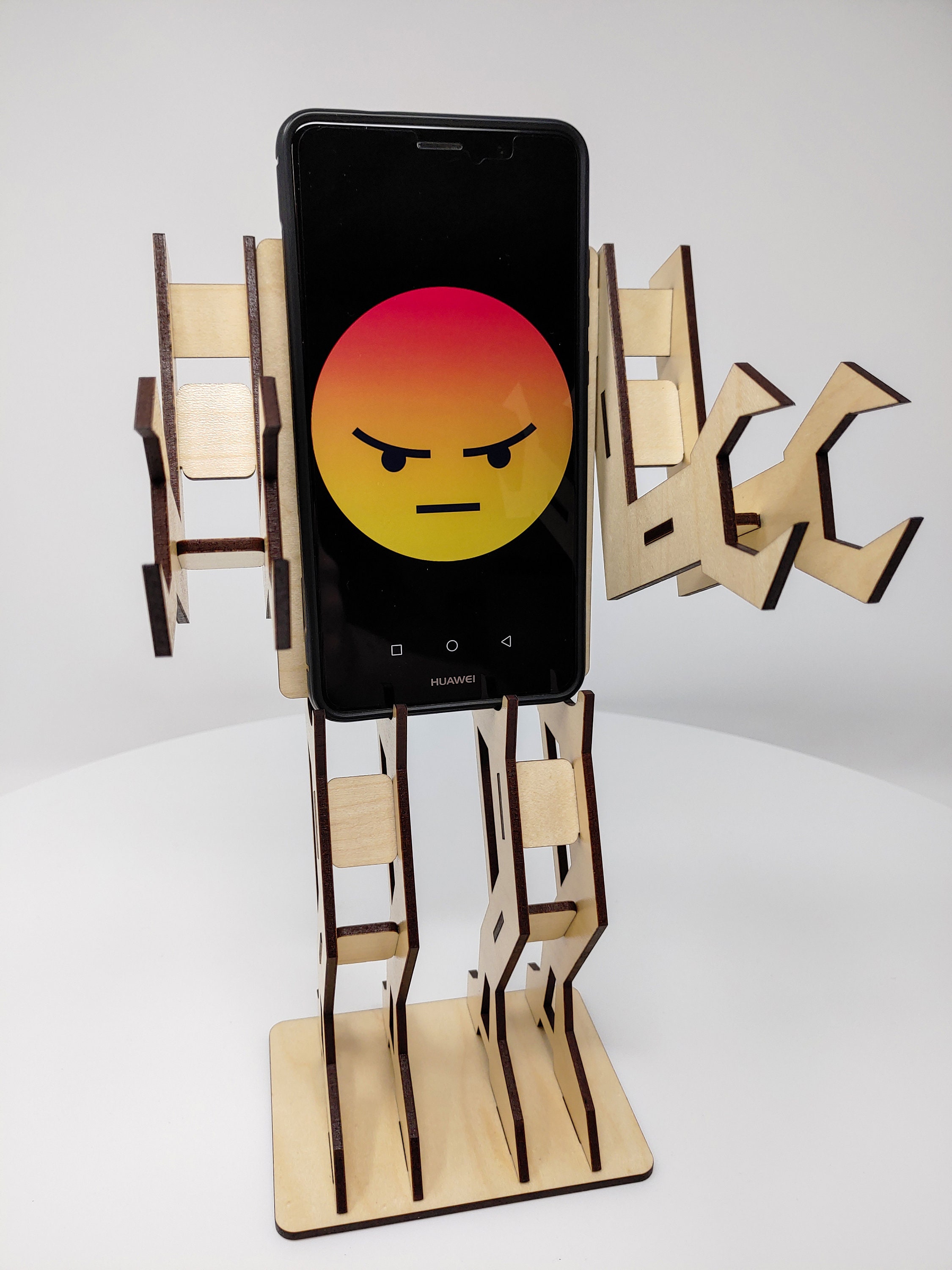 Robot Phone Stand SVG + Ai Laser Cut Files -- INSTANT DOWNLOAD - Etsy