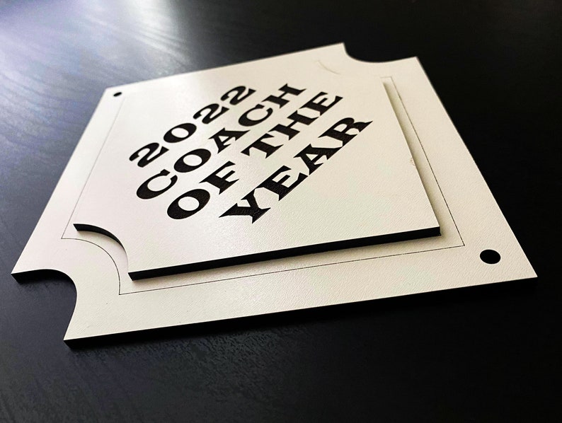 Wall Plaque Award SVG Ai Laser Cut Files INSTANT DOWNLOAD - Etsy