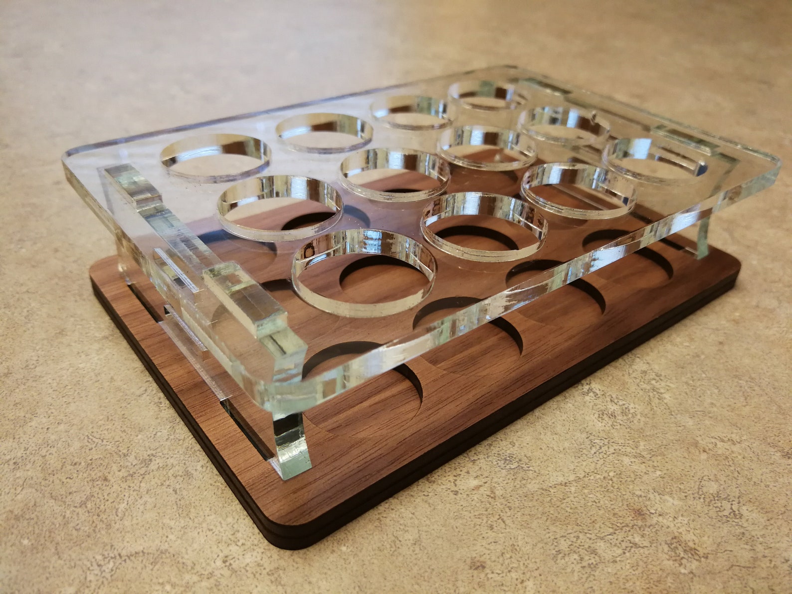 Alcohol Ink Holder SVG Ai Laser Cut Files INSTANT | Etsy