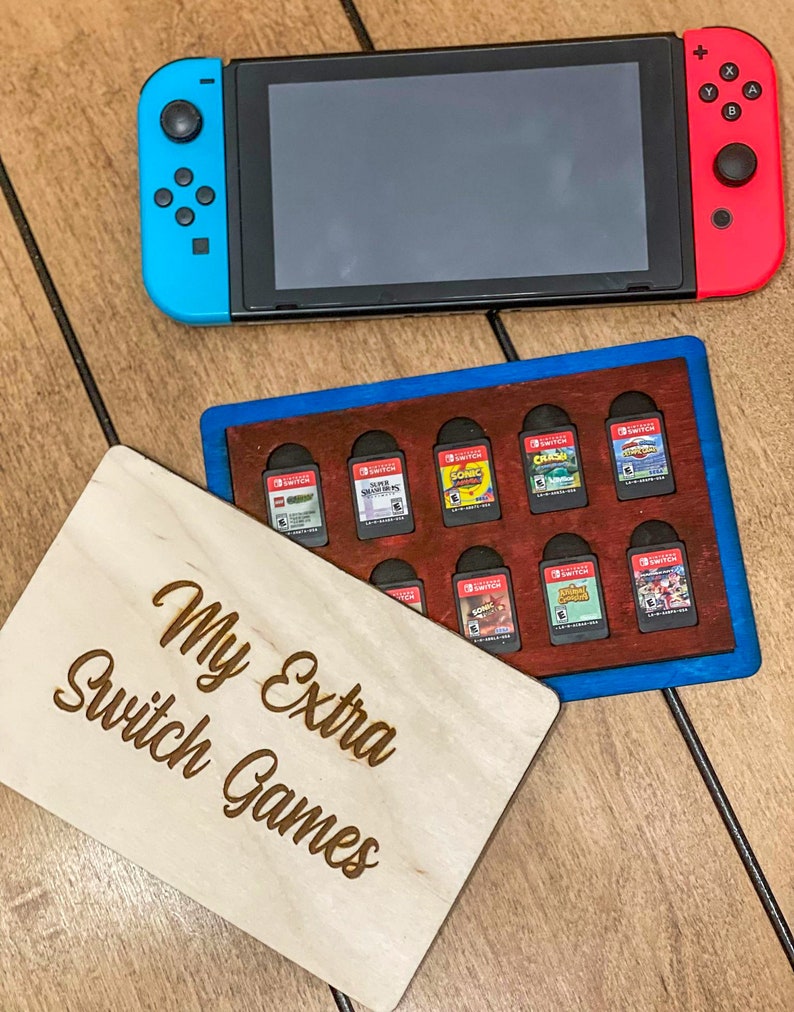 Switch Game Storage SVG Ai Laser Cut Files INSTANT - Etsy