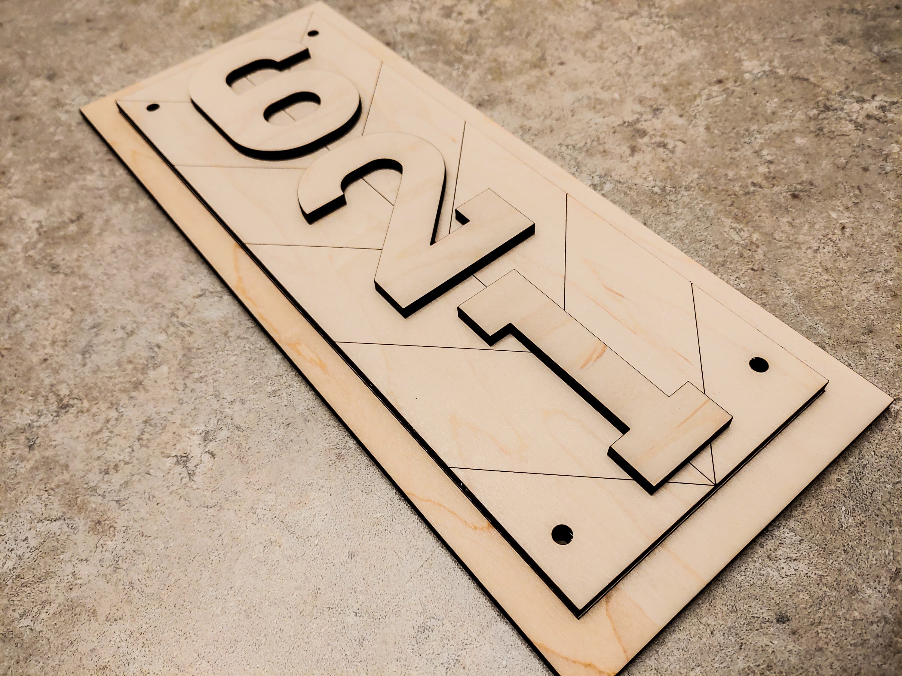 Vertical Address Sign svg Ai Laser Cut Files INSTANT | Etsy