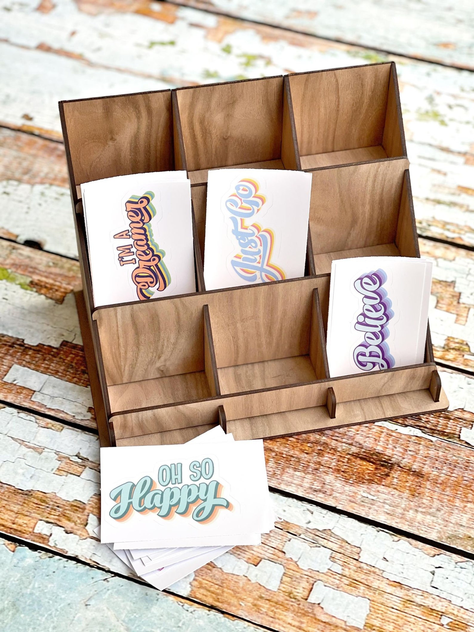 Sticker Stand SVG Ai Laser Cut Files INSTANT DOWNLOAD | Etsy