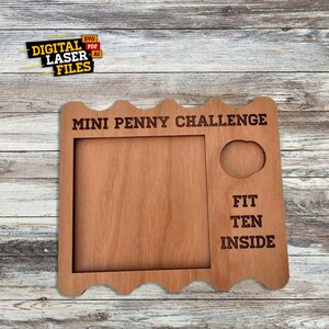 Mini Penny Challenge Puzzle SVG + Ai Laser Cut Files -- INSTANT ...