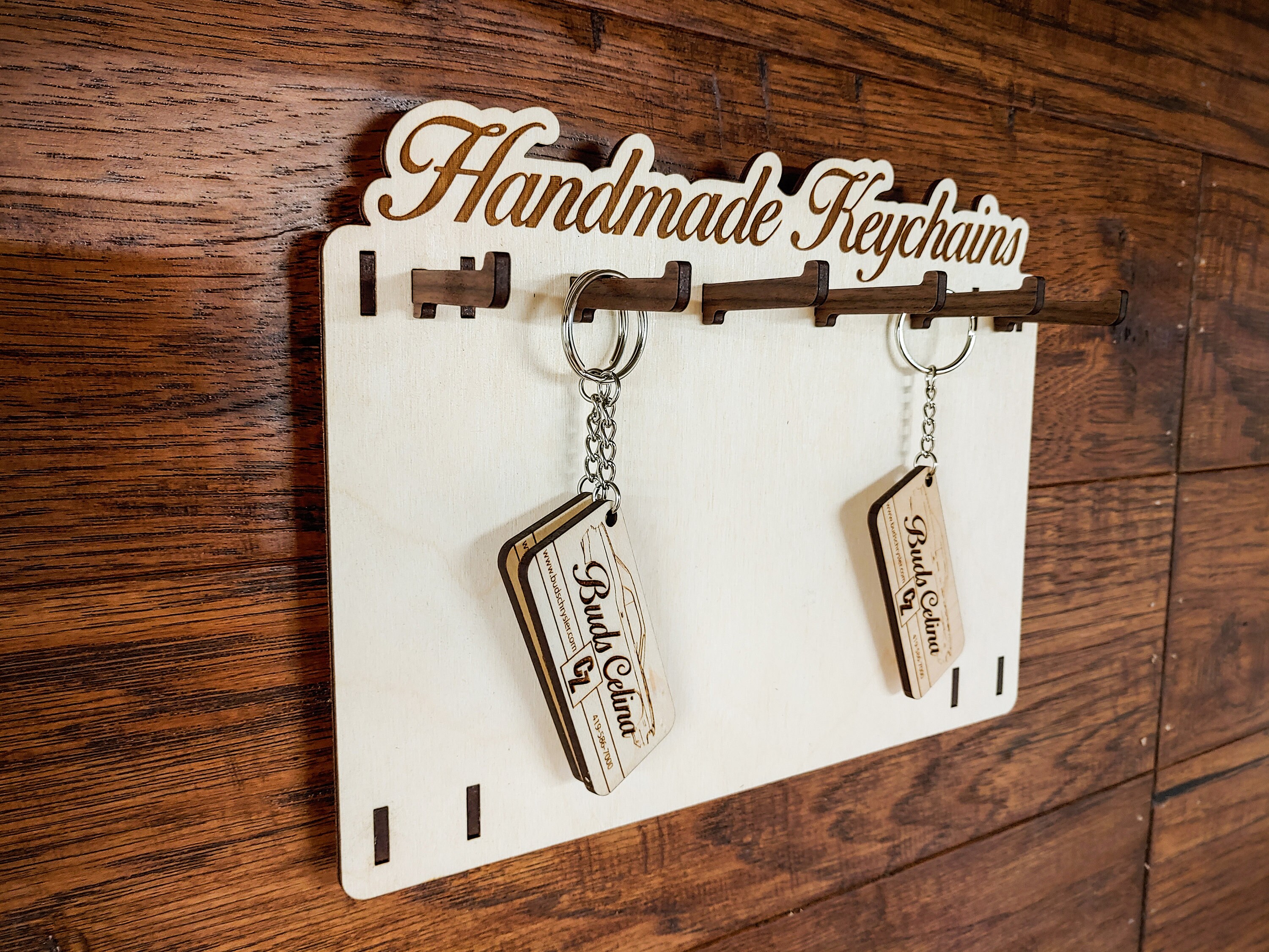 Wall Hanging Keychain Display SVG Ai Laser Cut Files | Etsy