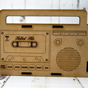 Old School Radio SVG + Ai Laser Cut Files -- INSTANT DOWNLOAD - Etsy