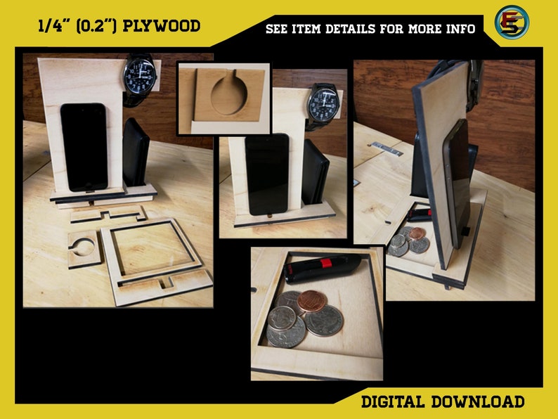 Interchangeable Phone Stand SVG Ai Laser Cut Files - Etsy