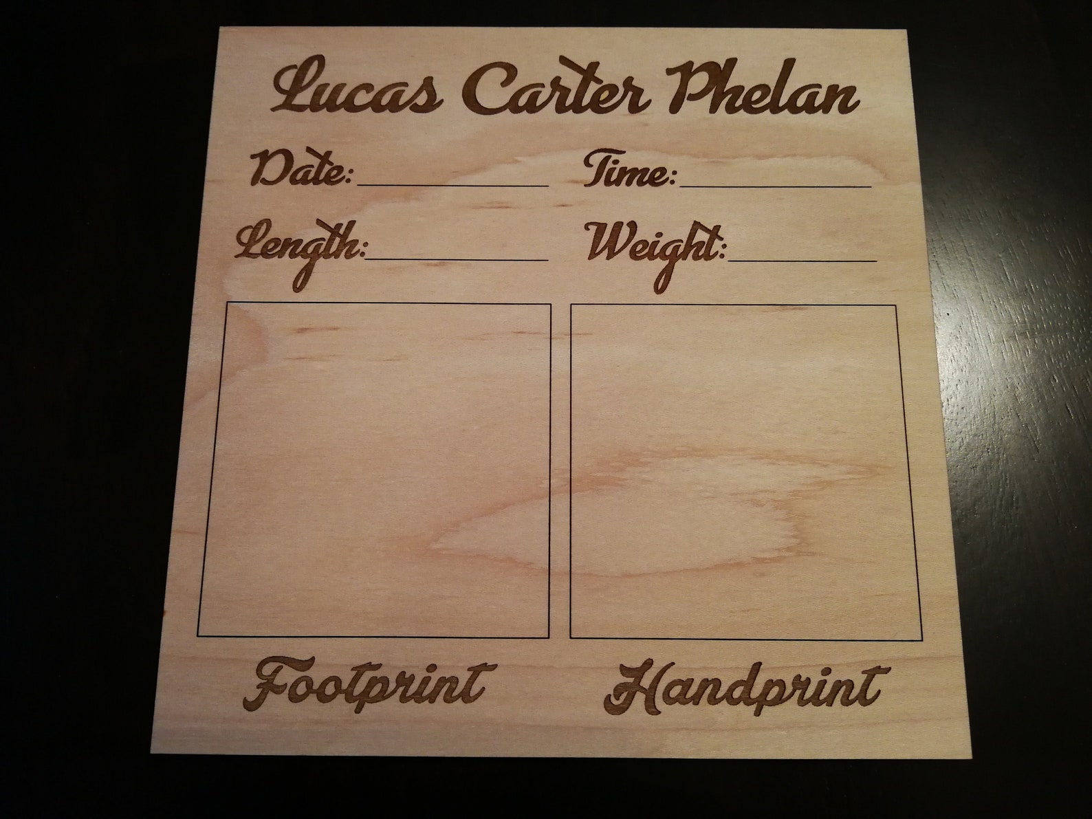 Baby Memory Board Svg Ai Laser Cut Files INSTANT DOWNLOAD | Etsy