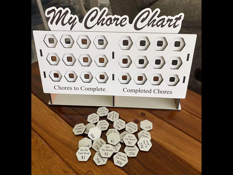 My Chore Chart SVG + Ai Laser Cut Files -- INSTANT DOWNLOAD - Etsy Canada