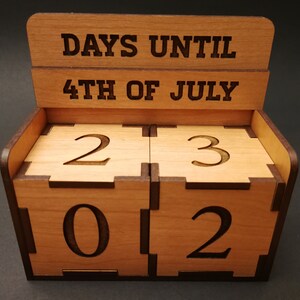 Cube Countdown SVG + Ai Laser Cut Files -- INSTANT DOWNLOAD - Etsy