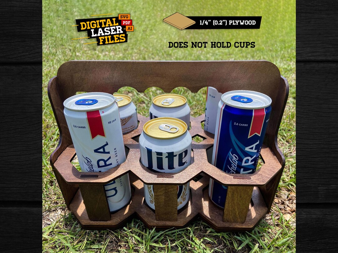 Heavy Duty Six Pack SVG + Ai Laser Cut Files -- INSTANT DOWNLOAD - Etsy