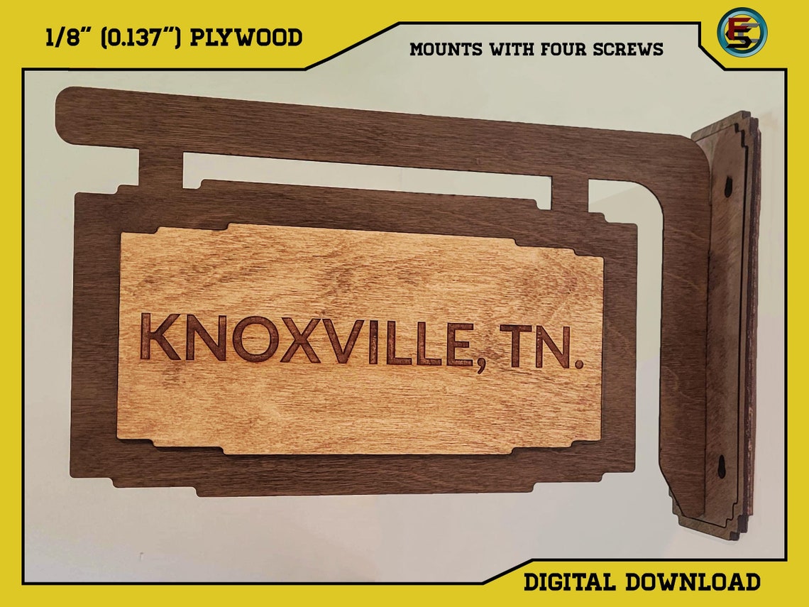 Hanging Sign SVG Ai Laser Cut Files INSTANT DOWNLOAD - Etsy