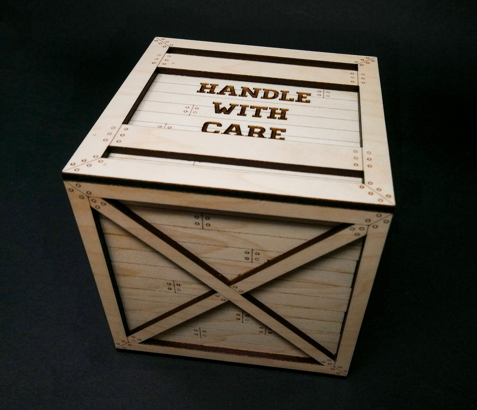 Wood Crate SVG + Ai Laser Cut Files -- INSTANT DOWNLOAD - Etsy