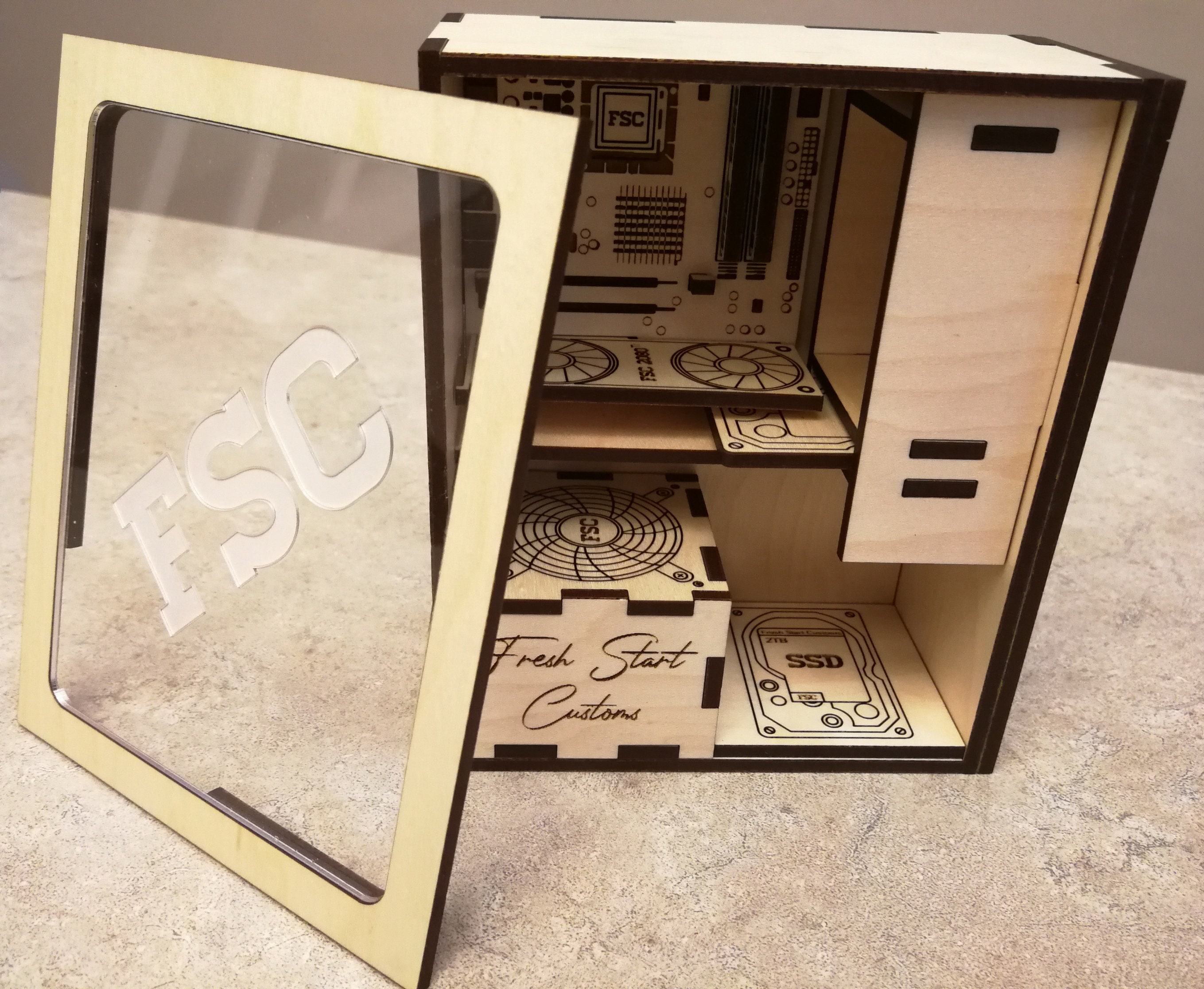 Mini Super Computer Svg + Ai Laser Cut Files -- INSTANT DOWNLOAD - Etsy