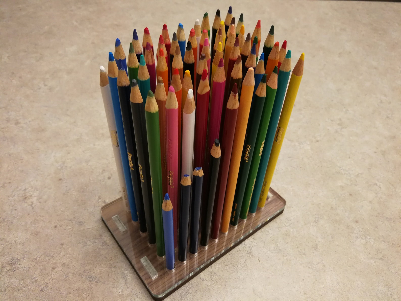 Color Pencils Holder SVG Ai Laser Cut Files INSTANT DOWNLOAD - Etsy