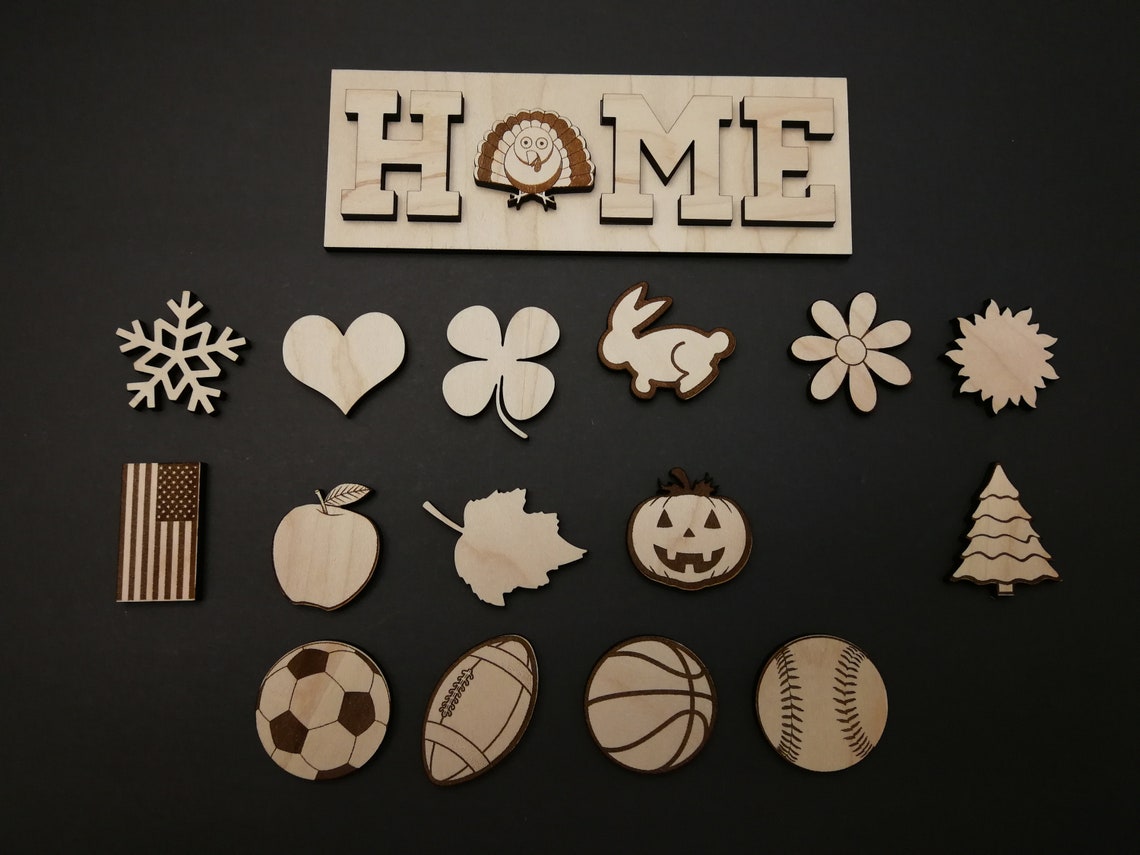 Home Sign SVG Ai Laser Cut Files INSTANT DOWNLOAD | Etsy