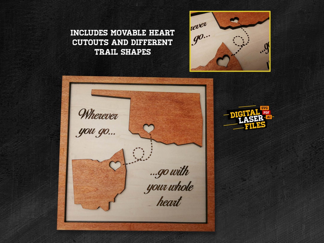 Moving Gift Sign SVG + Ai Laser Cut Files -- INSTANT DOWNLOAD - Etsy