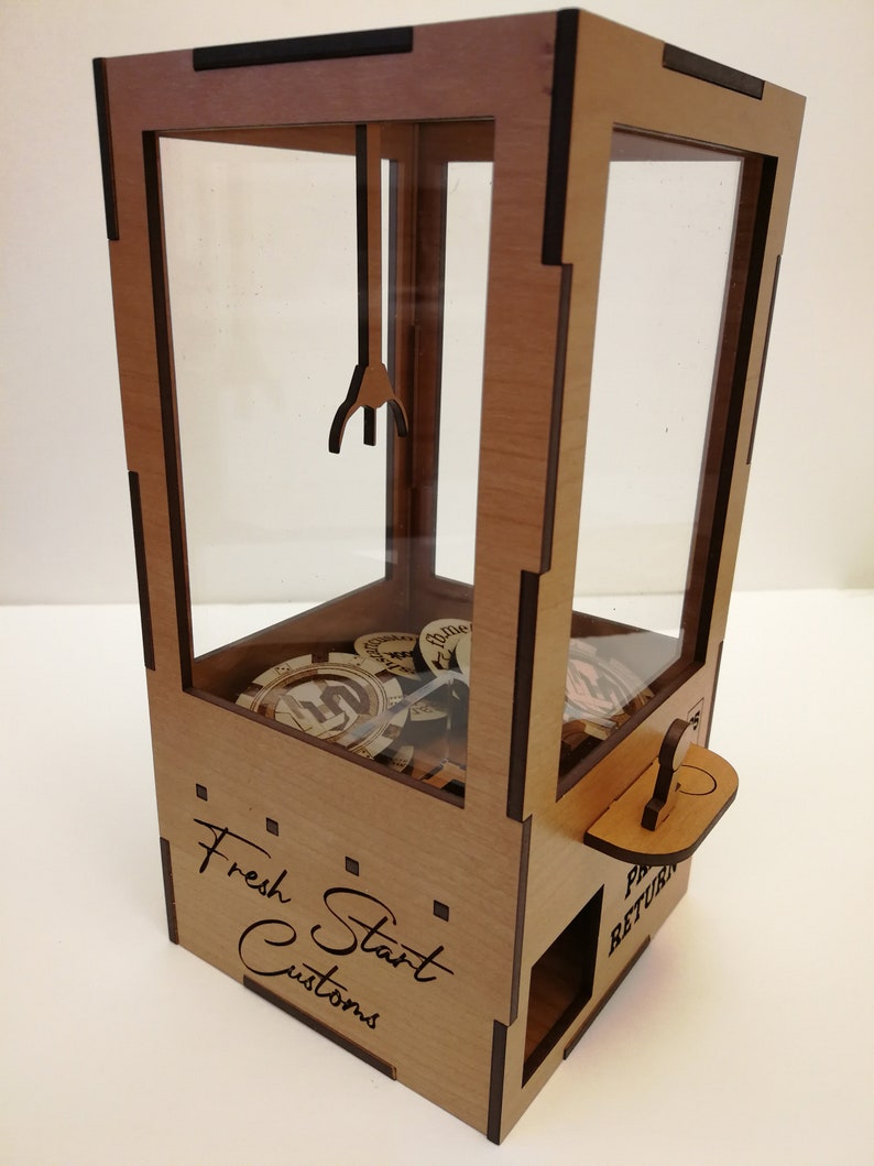 Arcade Claw Machine SVG + Ai Laser Cut Files -- INSTANT DOWNLOAD - Etsy