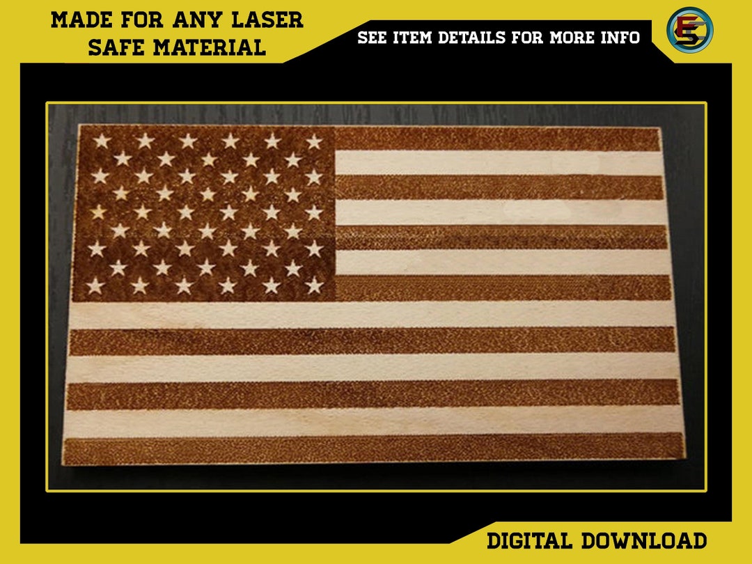 Usa Flag SVG Ai Laser Cut Files INSTANT DOWNLOAD - Etsy