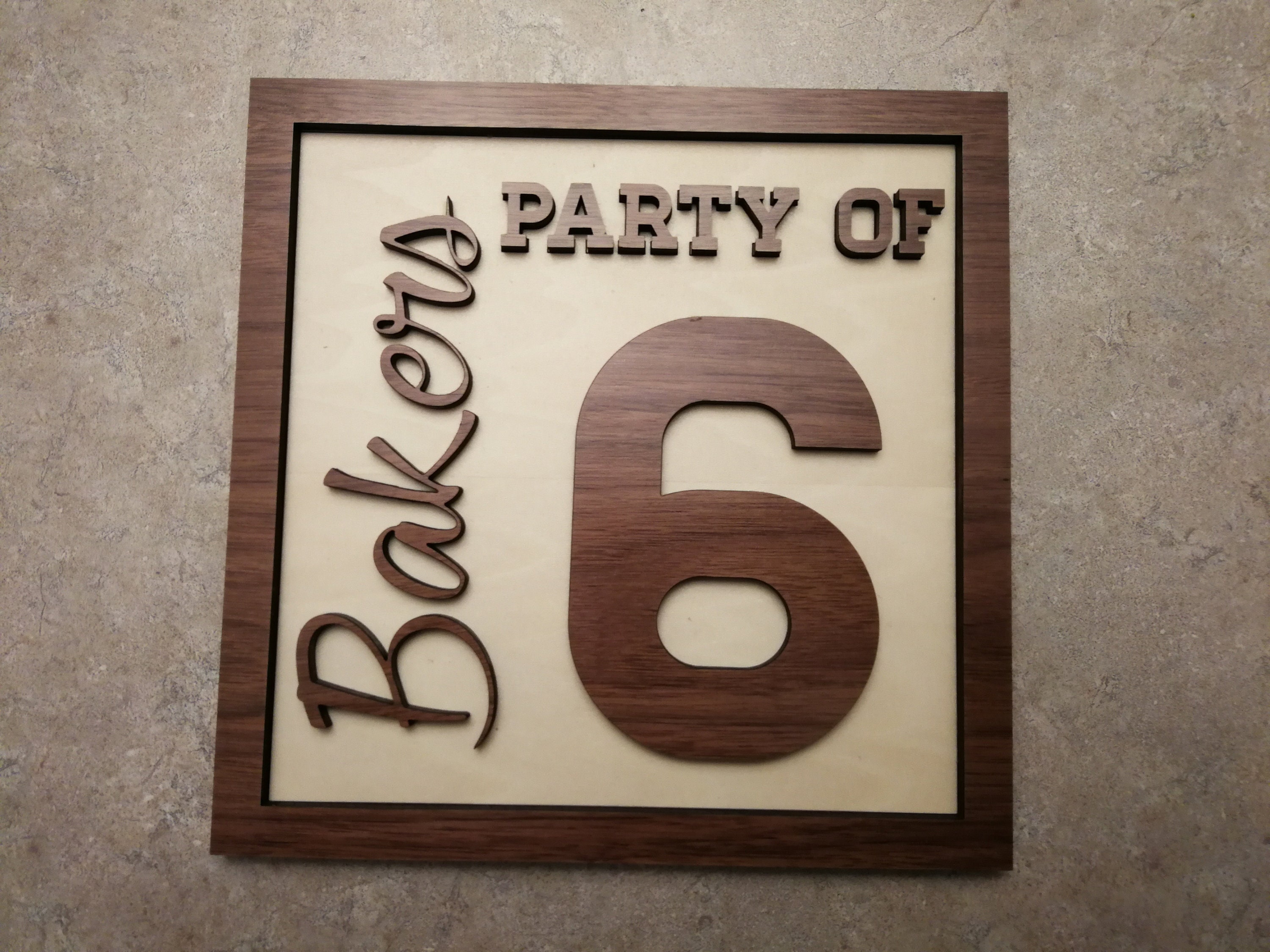 Party of Sign SVG Ai Laser Cut Files INSTANT DOWNLOAD - Etsy