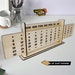 Desk Calendar SVG Ai Laser Cut Files INSTANT DOWNLOAD - Etsy