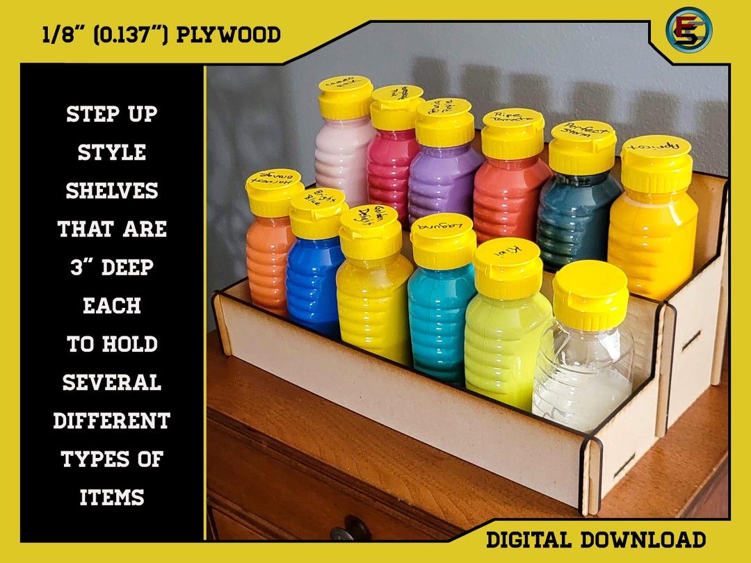 Large Step up Display SVG Ai Laser Cut Files INSTANT - Etsy