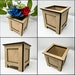 Flower Planter Box SVG + Ai Laser Cut Files -- INSTANT DOWNLOAD - Etsy