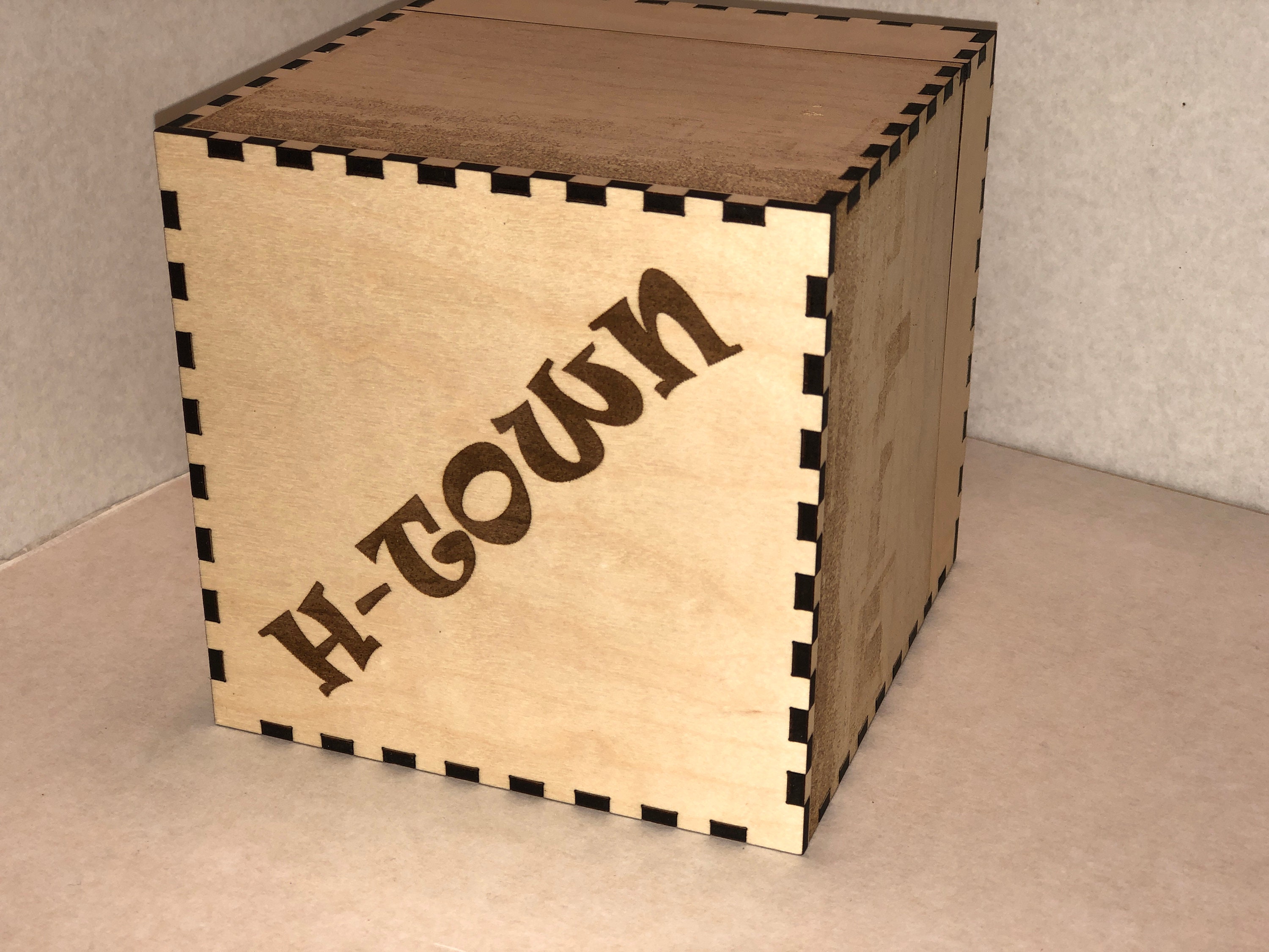 Large Inverted Drop Top Box SVG Ai Laser Cut Files | Etsy